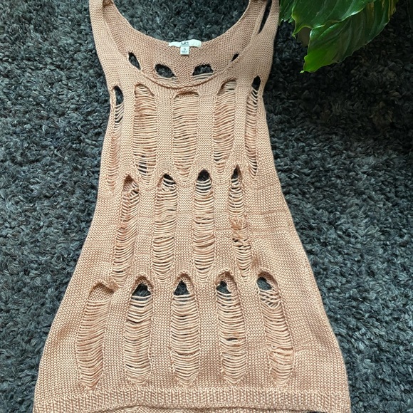 Ya Los Angeles | Tops | Torn Tank Top | Poshmark